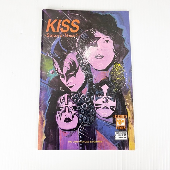 Other | Vintage Kiss Satans Music Celebrity Comics July 1992 Issue 1 ...
